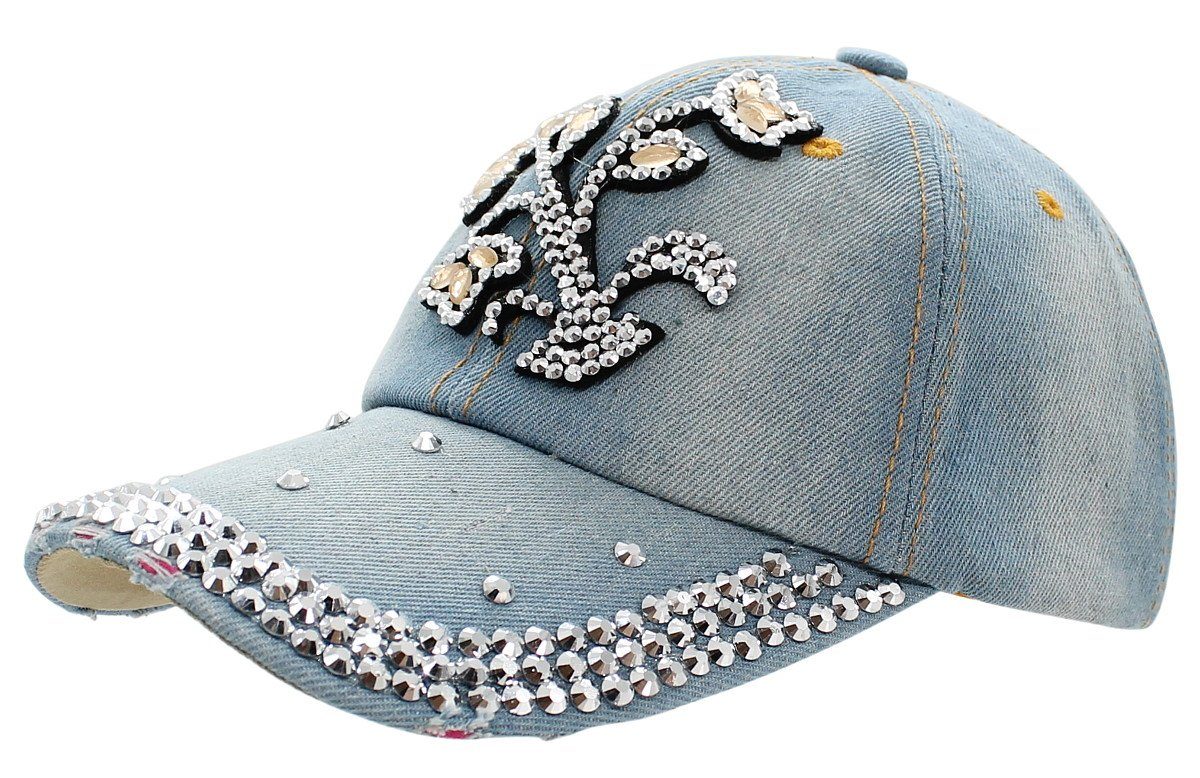 dy_mode Baseball Cap Damen Baseball Cap mit Glitzer Mütze Kappe ...