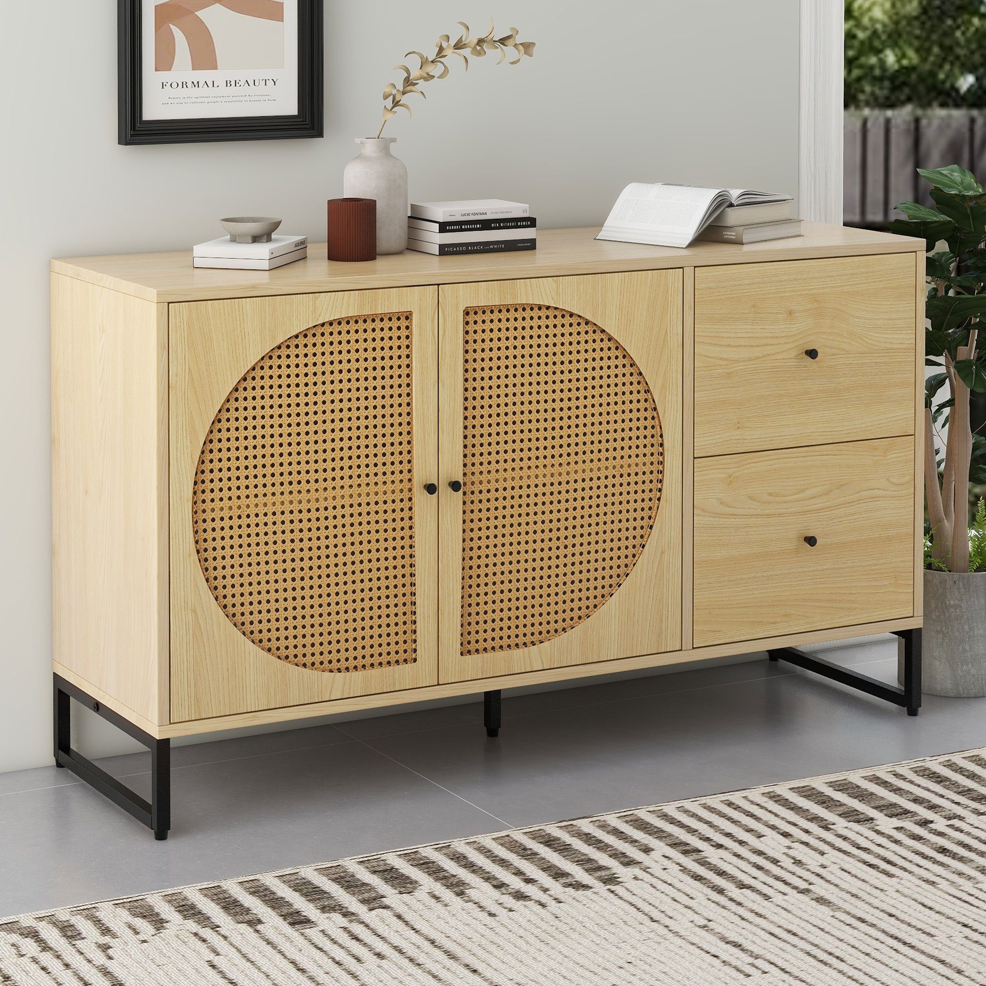 Hauss Sploe Sideboard Schubladenkommode Sideboard Highboard Kommode