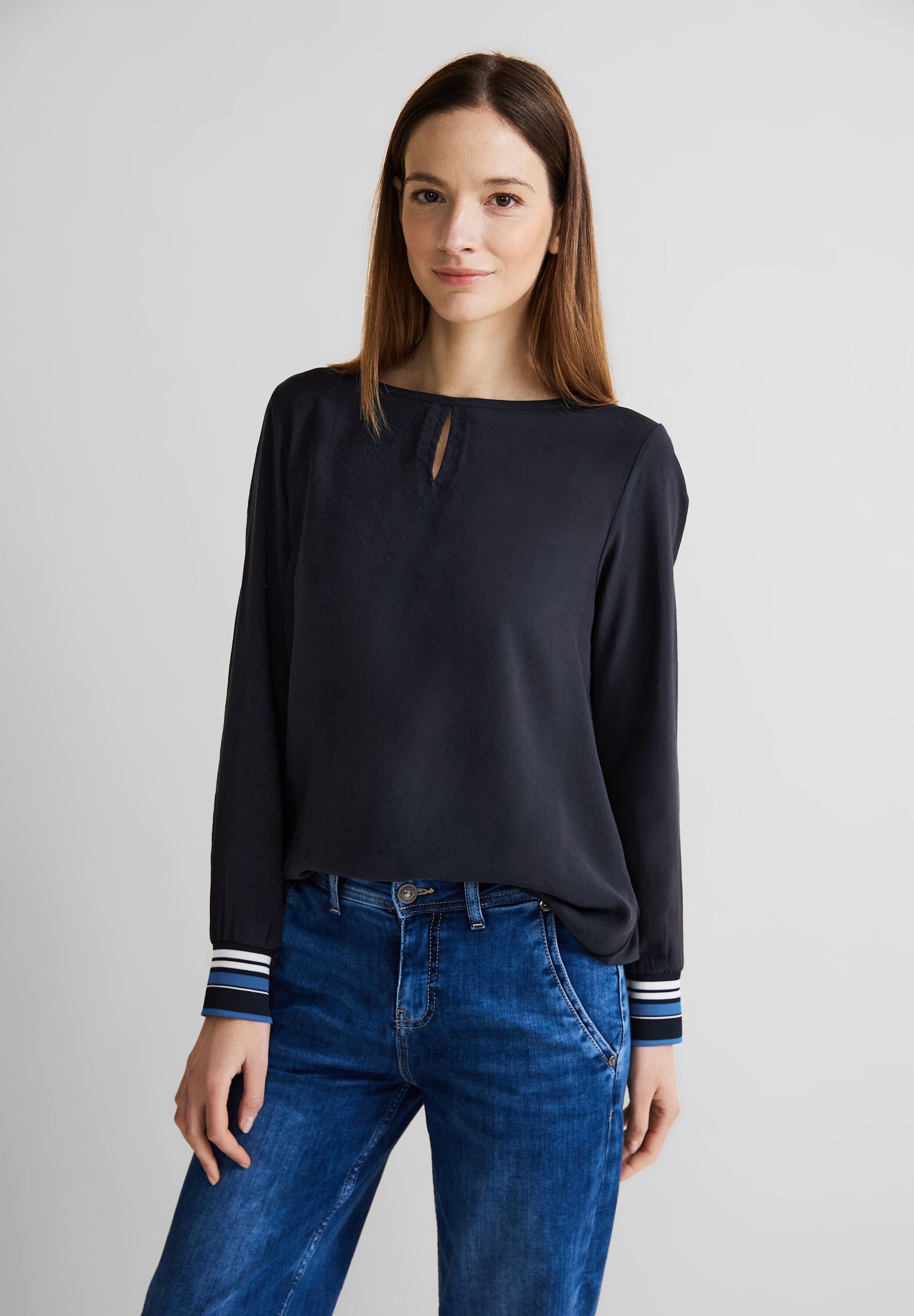 Street One Langarmshirt Mit U Boot Ausschnitt Im Neuen Look