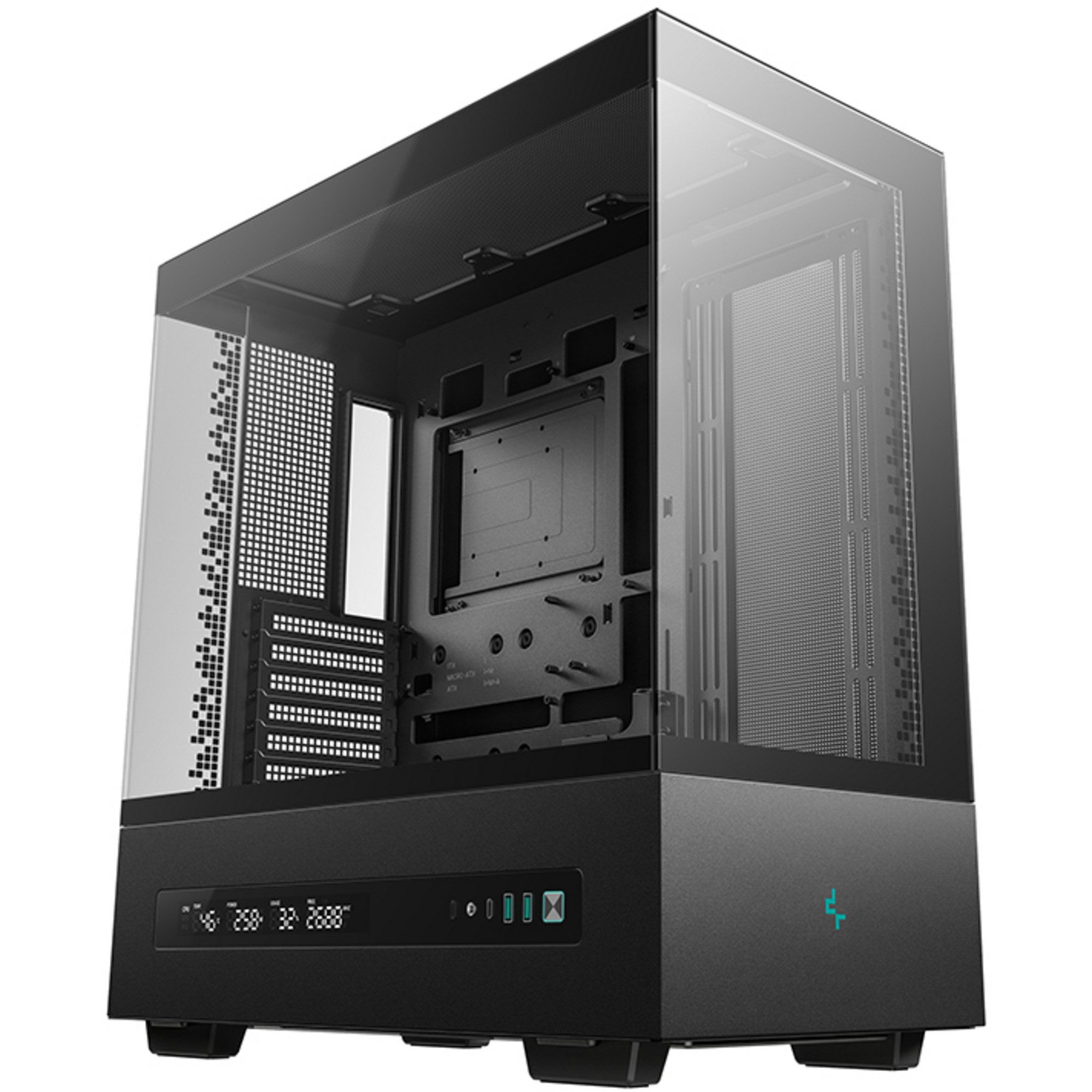 DeepCool PC-Gehäuse DeepCool CH690 Digital, Tower-Gehäuse, (Tempered ...
