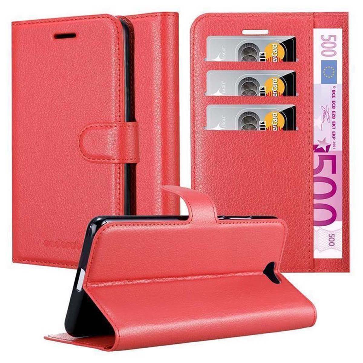Cadorabo Handyhülle Book Stand Oppo Find X Klappbare Handy Schutzhülle