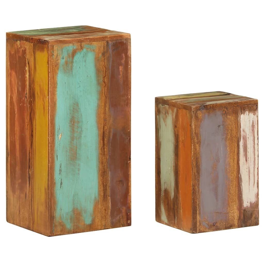 Möbelando Beistelltisch 3009669 Set Aus Recyceltes Massivholz In