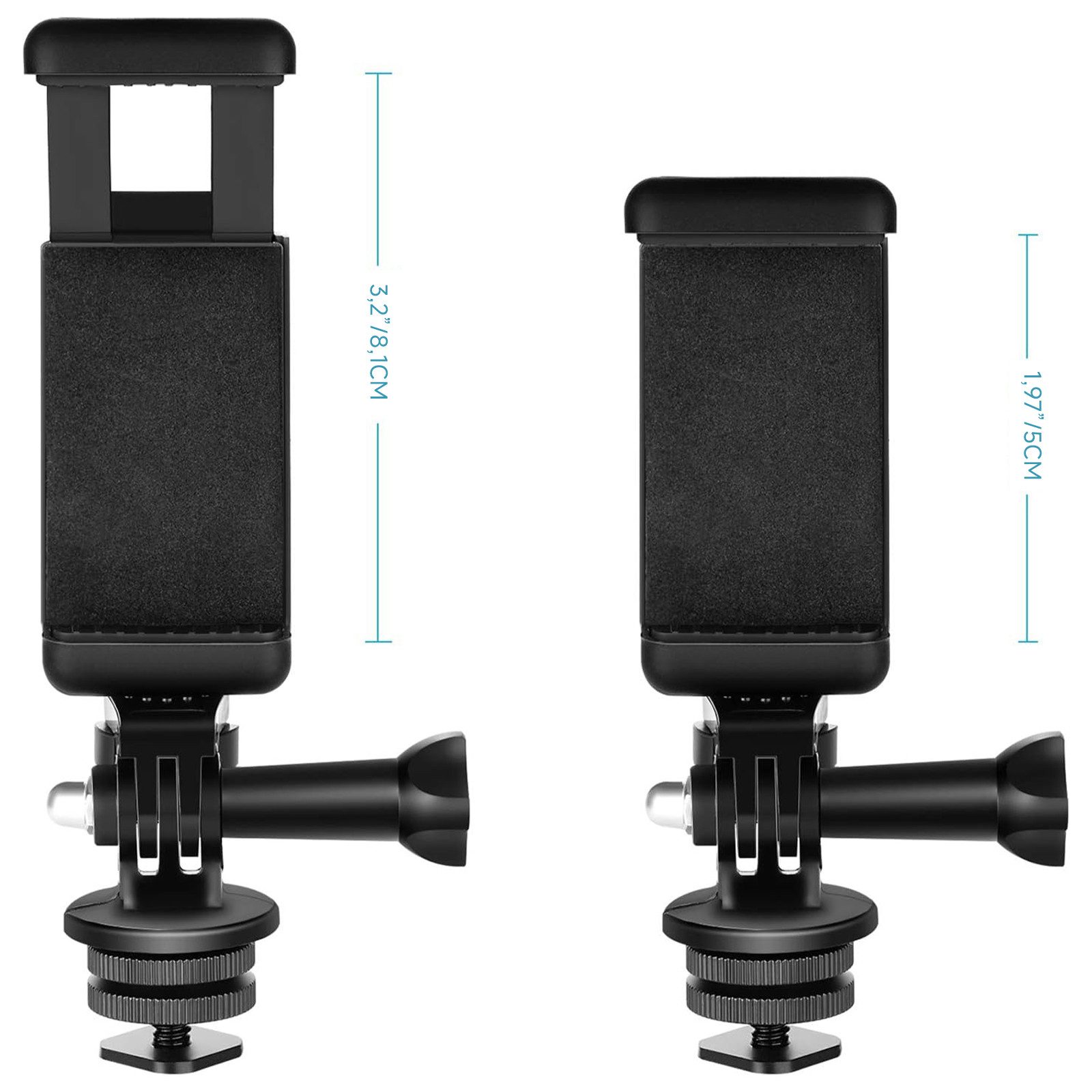 Neewer Handy-Halterung GP-3 Hot Shoe Adapter Set für GoPro, DJI Action ...