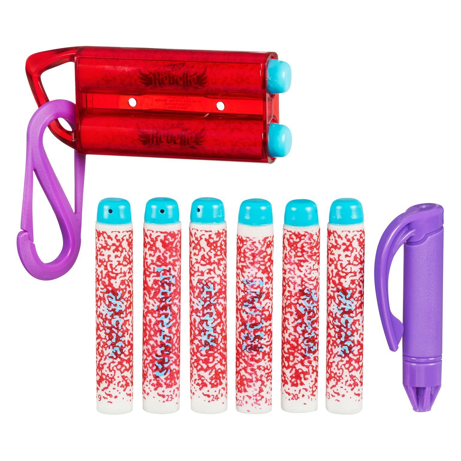 Hasbro Blaster Nachfüllpack 12 Darts mit Spezialstift und Decoder, Nerf ...