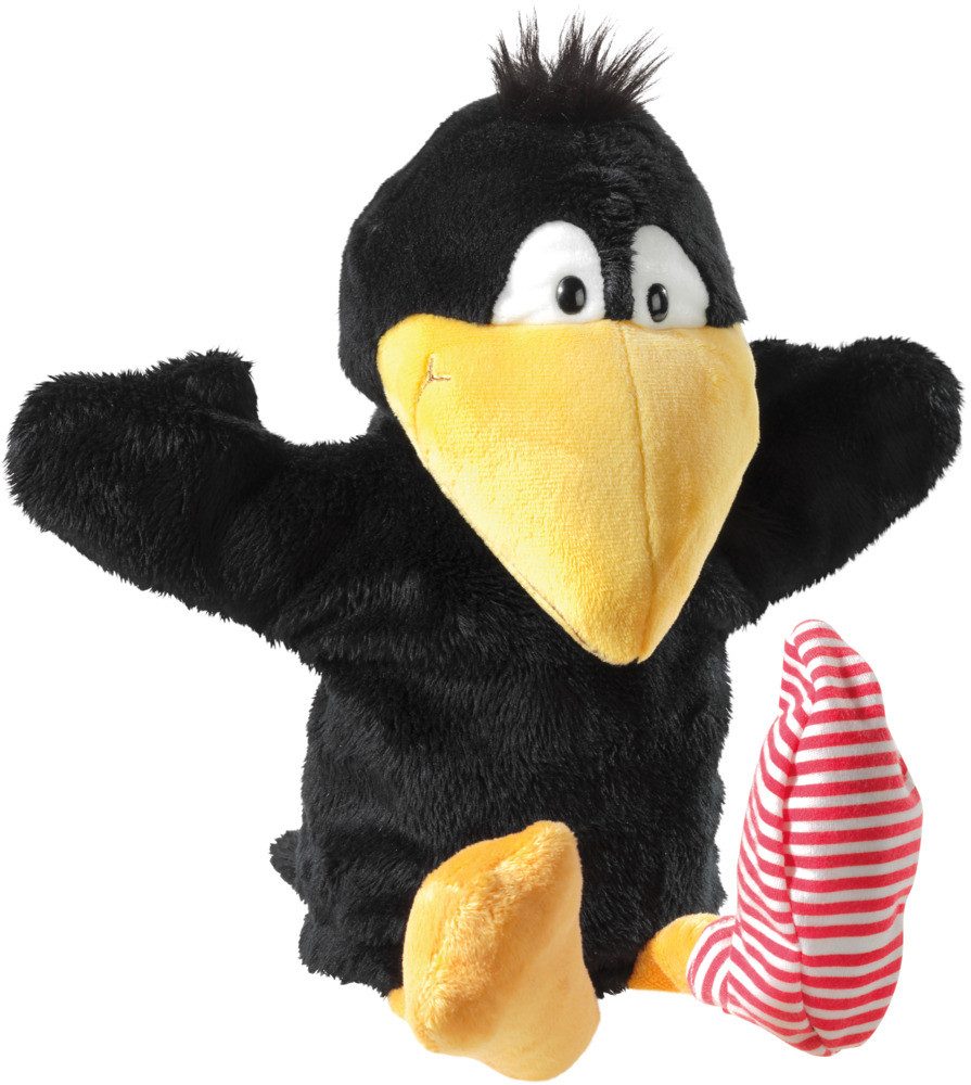 Heunec® Handpuppe Handpuppe Rabe schwarz 36cm