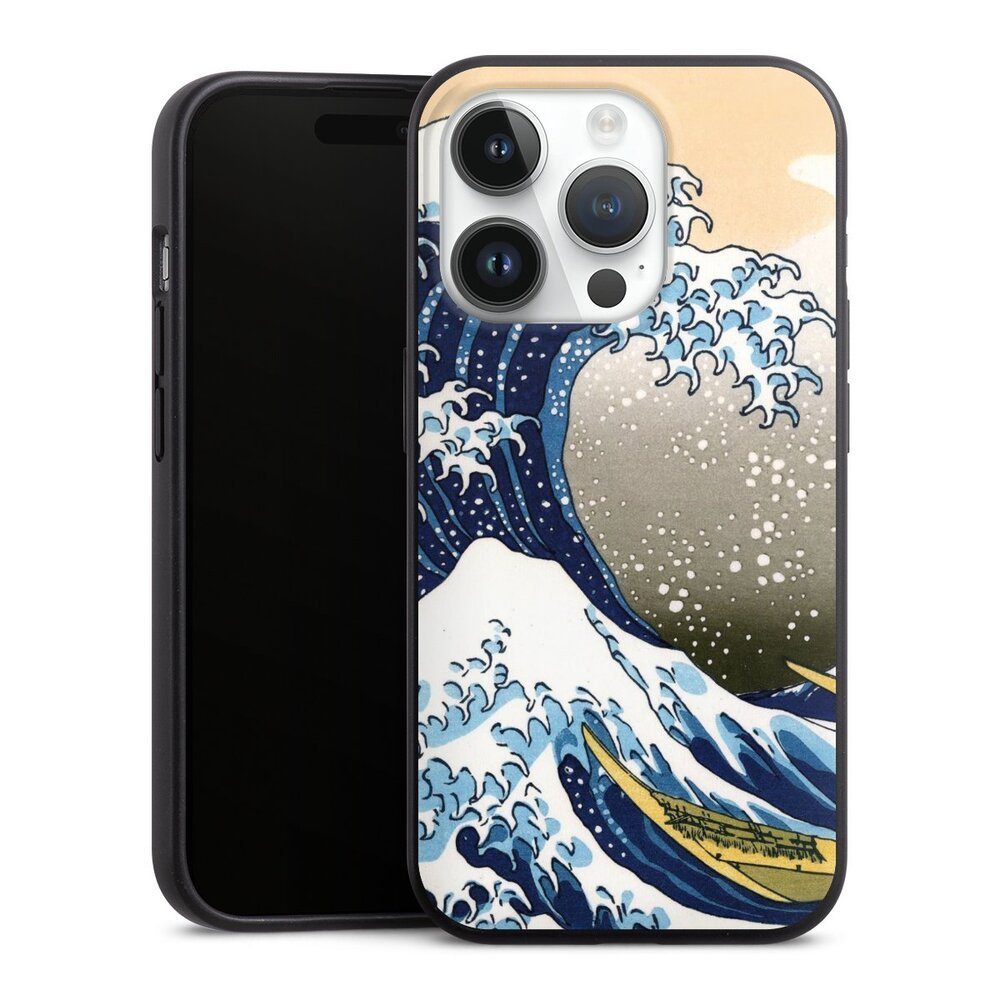 DeinDesign Handyhülle Katsushika Hokusai Die große Welle vor Kanagawa Kunst, Apple iPhone 15 Pro ...