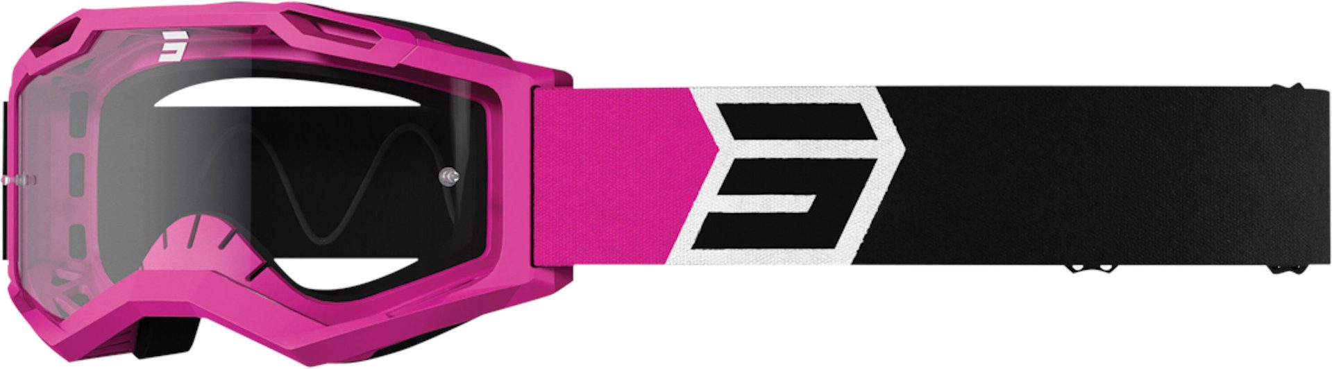 Shot Motorradbrille Assault 2.0 Solar Motocross Brille, Mit Band