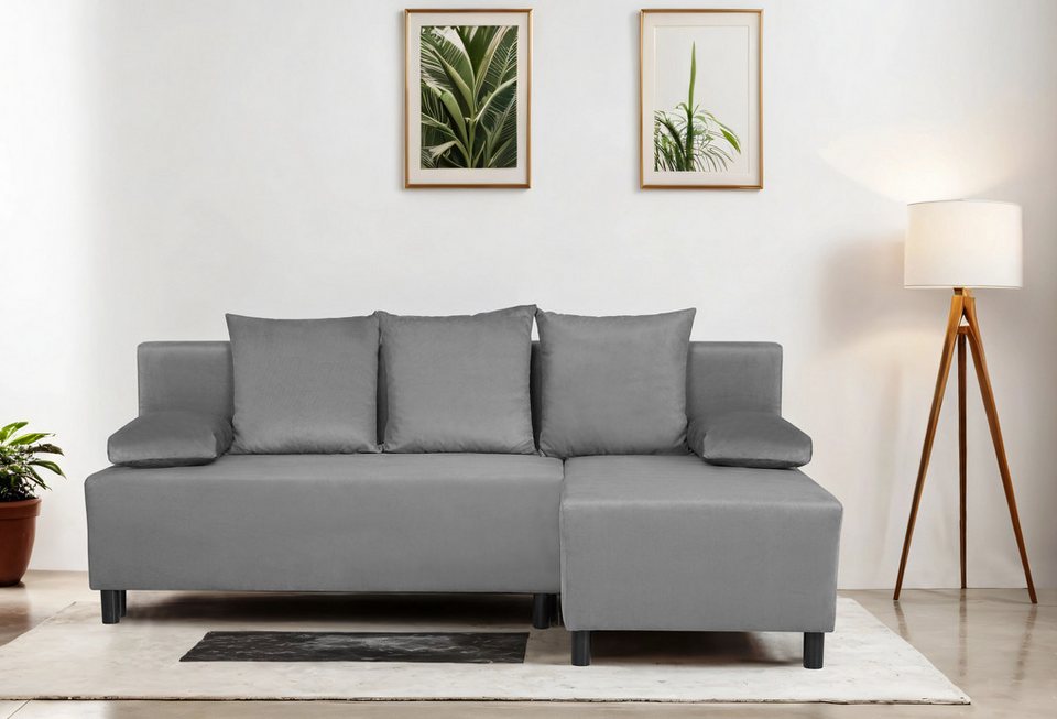 Inosign Ecksofa Iwalani Bettfunktion U Bettkasten Recamiere