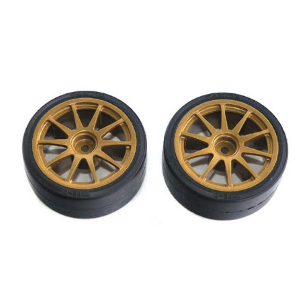 Tamiya Modellbausatz 1:10 Drifträder (2) Typ D gol