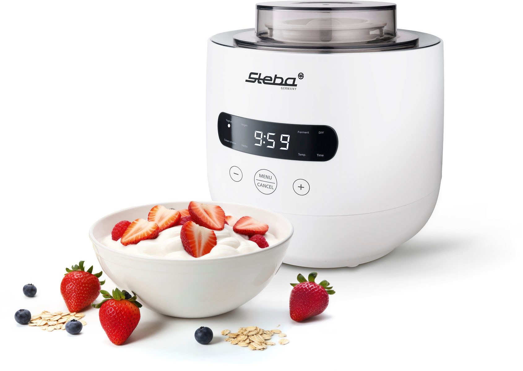 Steba Joghurtbereiter JM4 FERMENT, 2 Portionsbehälter, Geringer ...