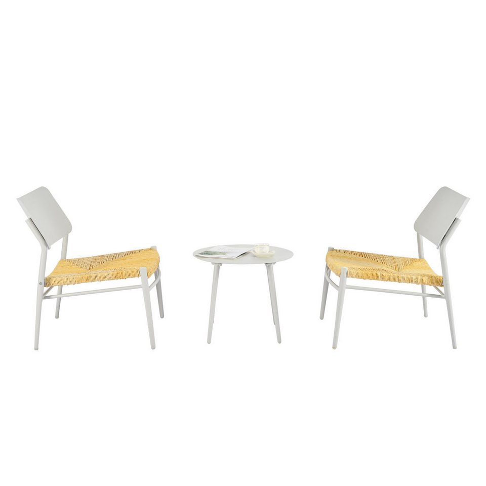 Softweary Balkonset Mit Couchtisch Set 3 Tlg 2x Sessel 1x Tisch