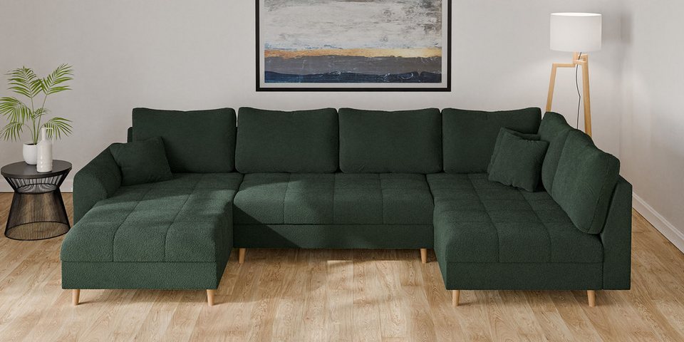 Home Affaire Wohnlandschaft Charre U Form Incl 3 Zierkissen Auch In