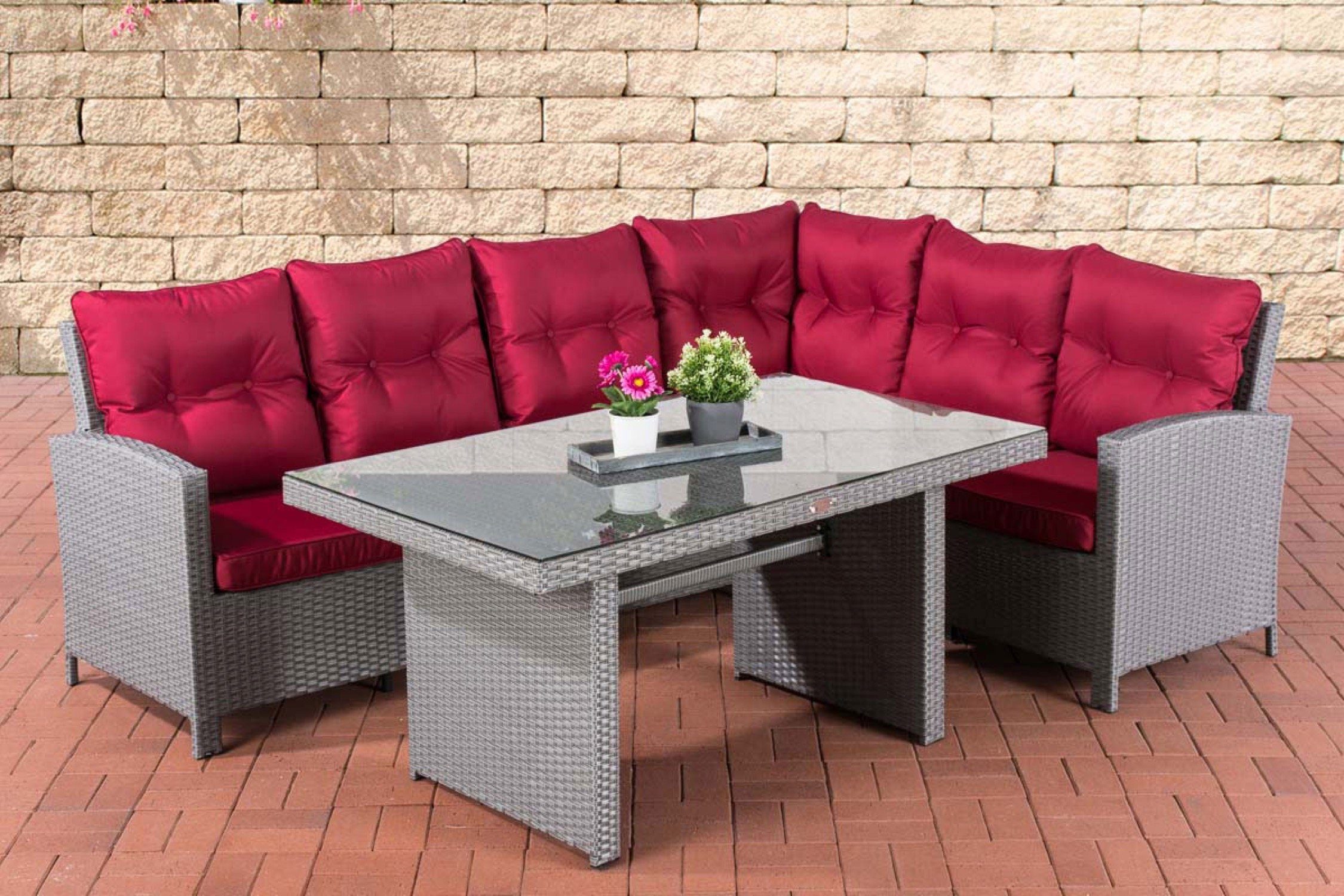 Tpfgarden Gartenlounge Set Berno Garten Garnitur Sitzgruppe Für