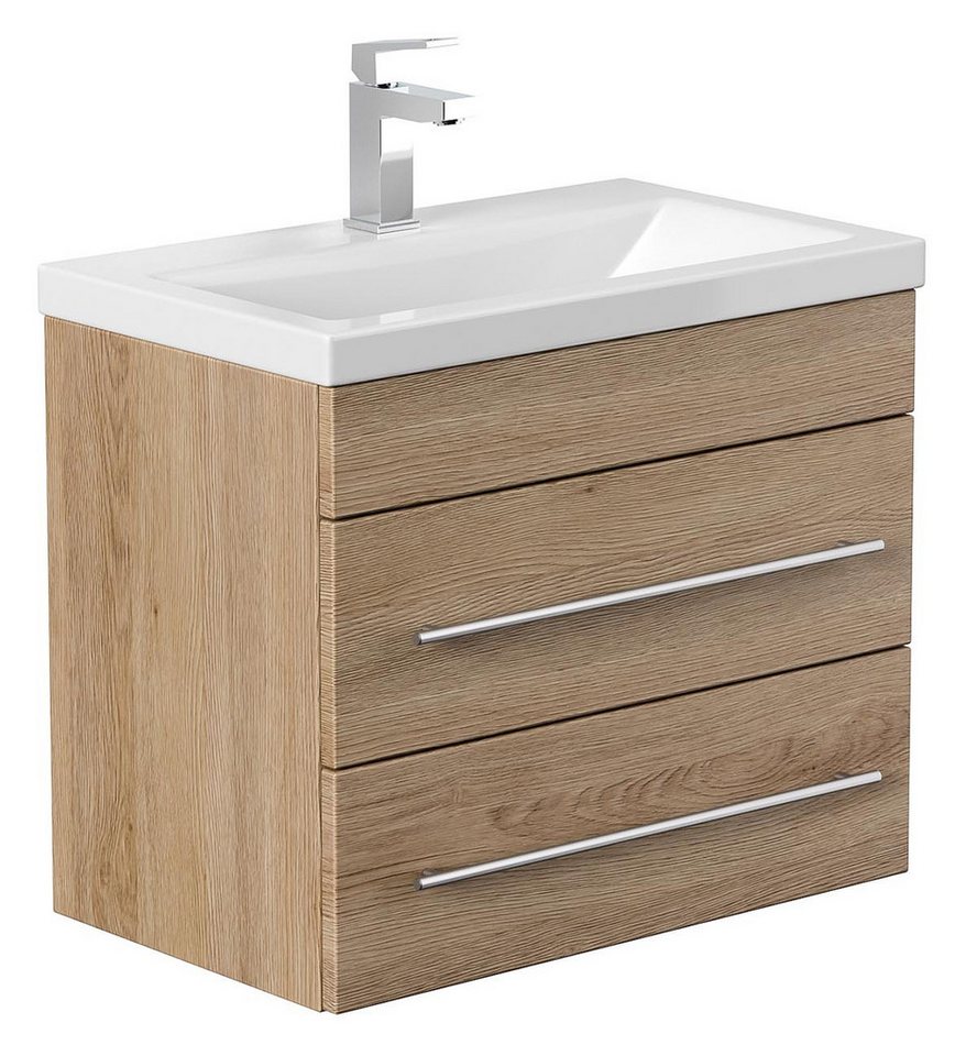 Einfachgutemoebel Waschtisch Set Badmöbel Waschplatz 60cm Breite