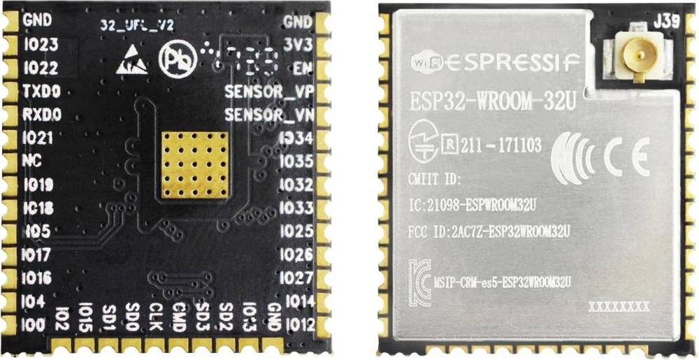 Espressif Espressif ESP32-WROOM-32U Funkmodul 1 St. USB-Ladegerät