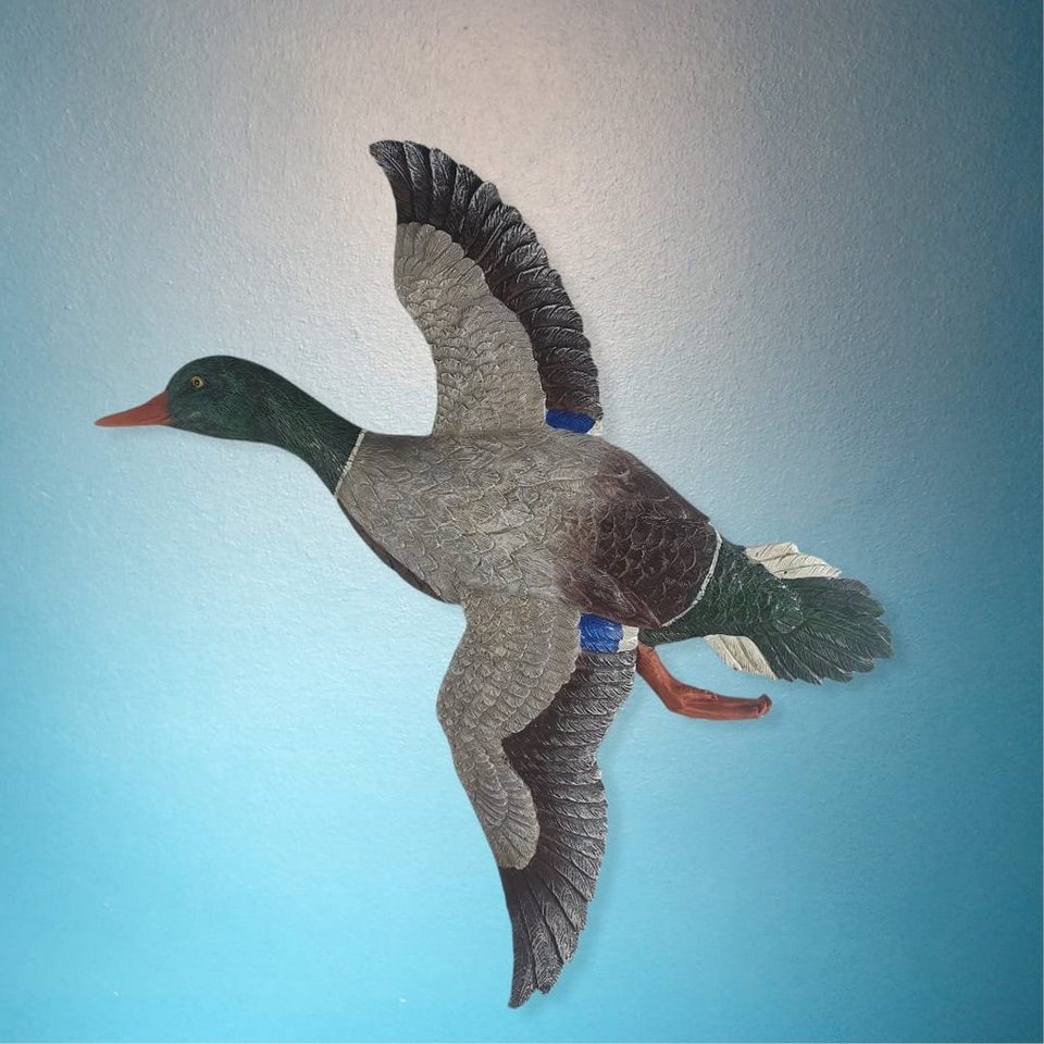 Aspinaworld Dekofigur Enten Figur Für Die Wanddekoration 50 Cm