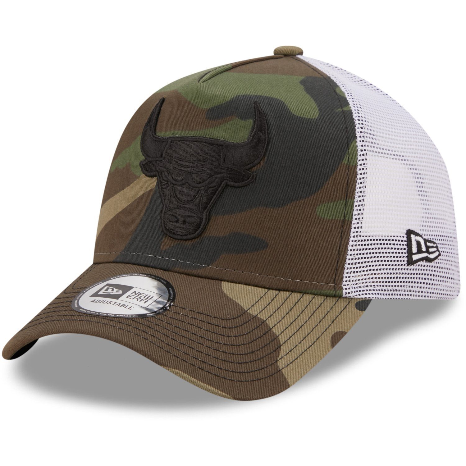 New Era Trucker Cap AFrame Trucker Chicago Bulls, NBA Chicago Bulls ...