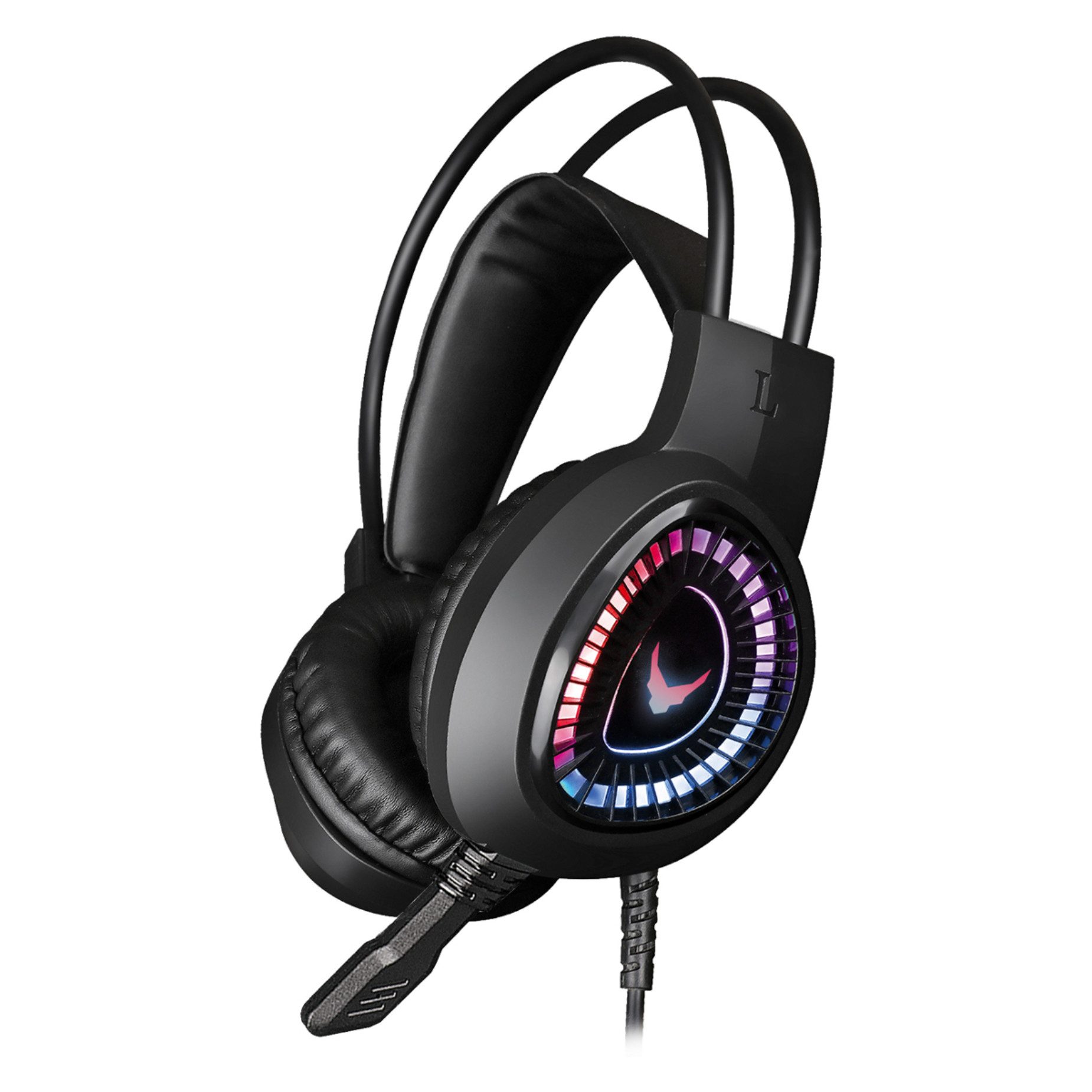 Varr Gaming Headset RGB LED mit Mikrofon und USB Anschluss Gaming-Headset