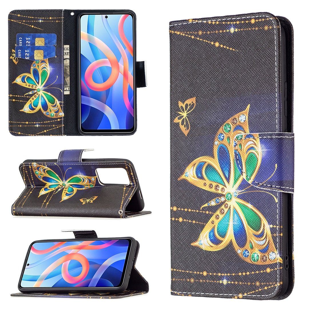 Wigento Handyhülle Für Xiaomi Poco M4 Pro 5g Kunstleder Handy Tasche