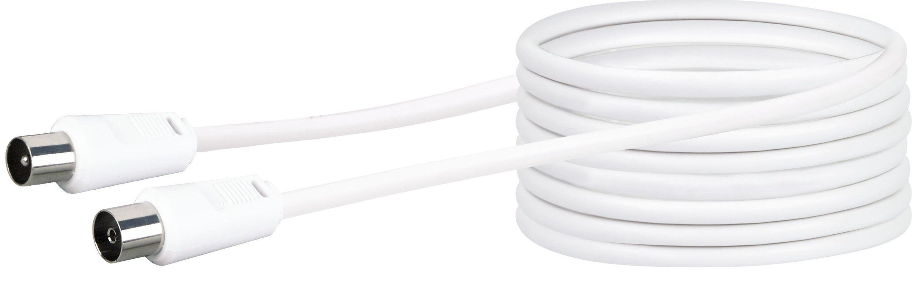 Schwaiger SAT-Kabel, Robuster, beidseitig vergossener Stecker