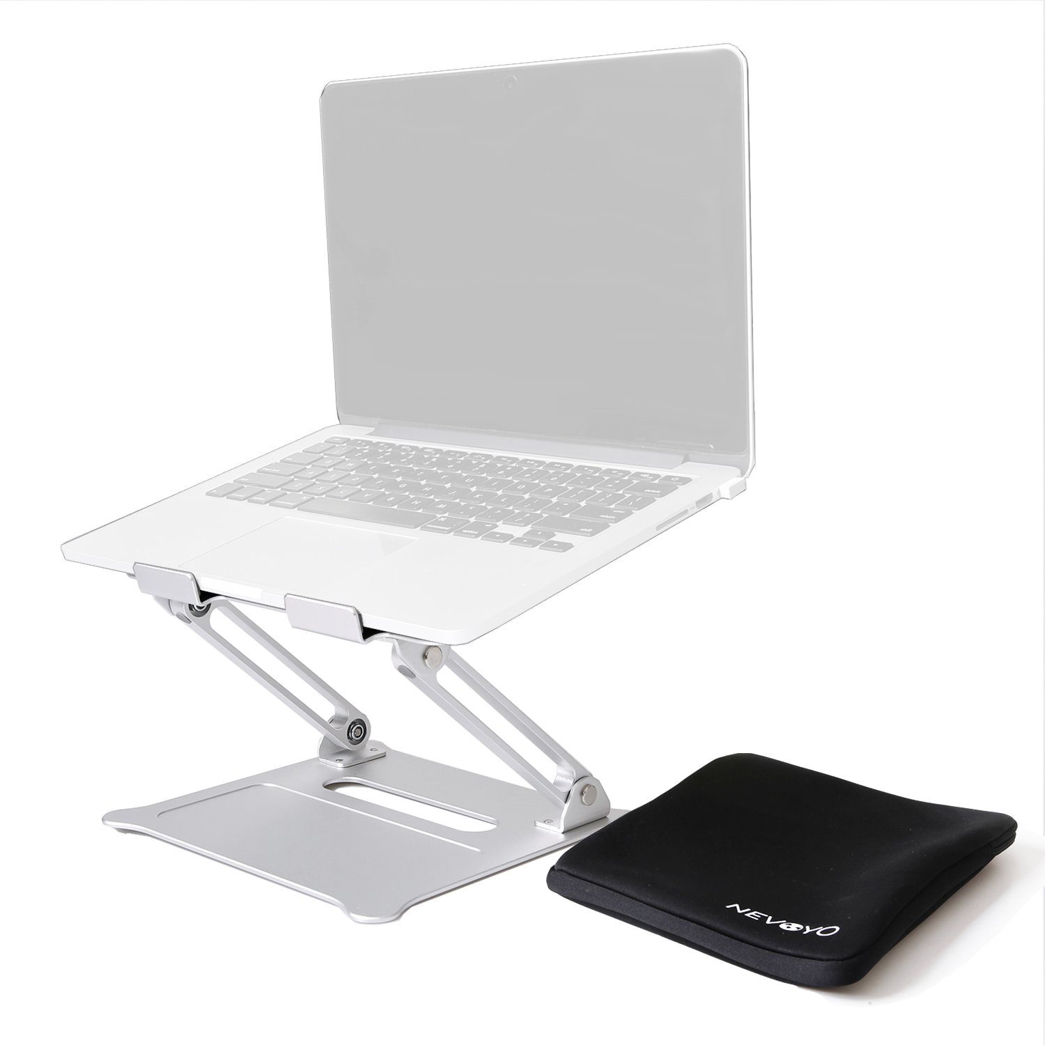 Laptop Ständer inkl. Tasche (höhenverstellbar mit Lufteinlässen) Laptop ...