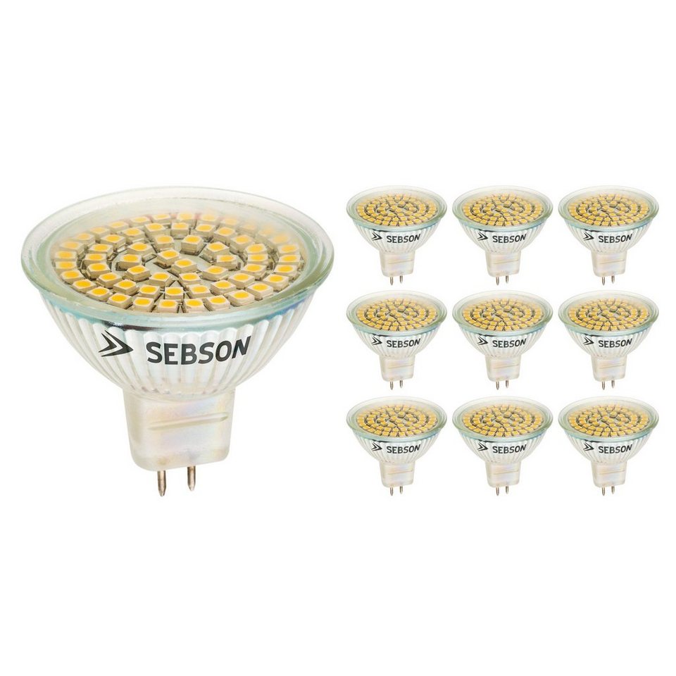 Sebson Led Lampe Gu5 3 Mr16 Warmweiß 3 5w 280 Lumen 12v Dc