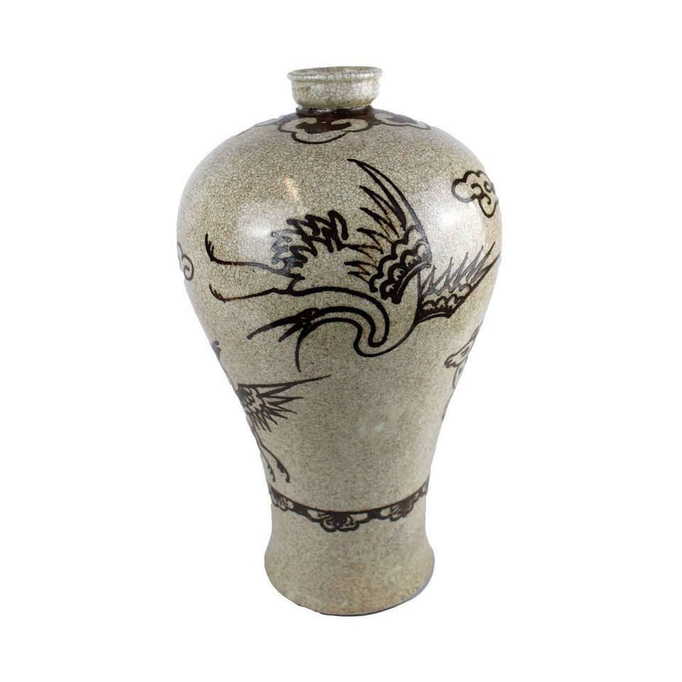 Signature Home Collection Dekovase Dekovase Porzellan Hellbraun Beige