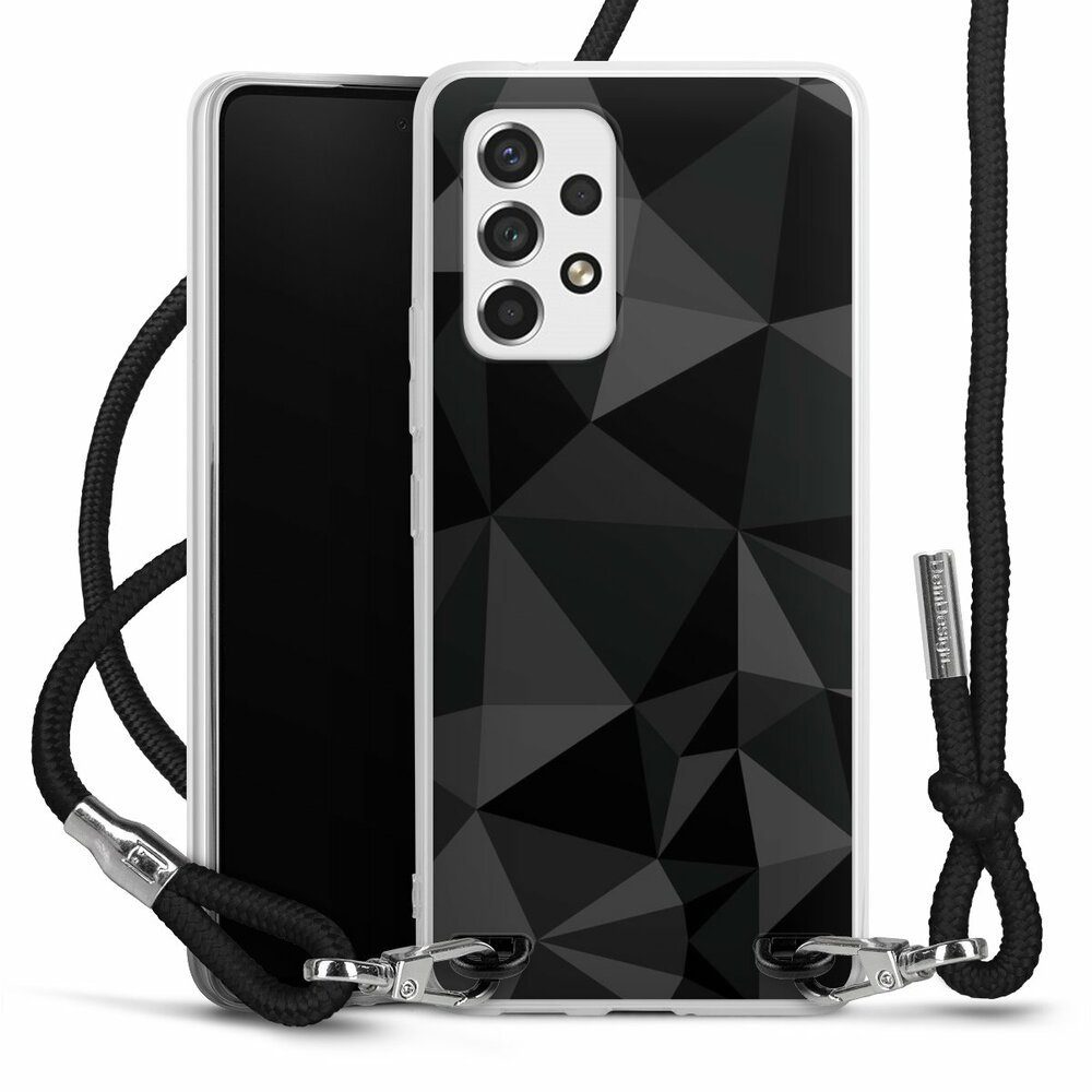 Deindesign Handyhülle Geometric Muster Abstrakt Polygon Pattern Black