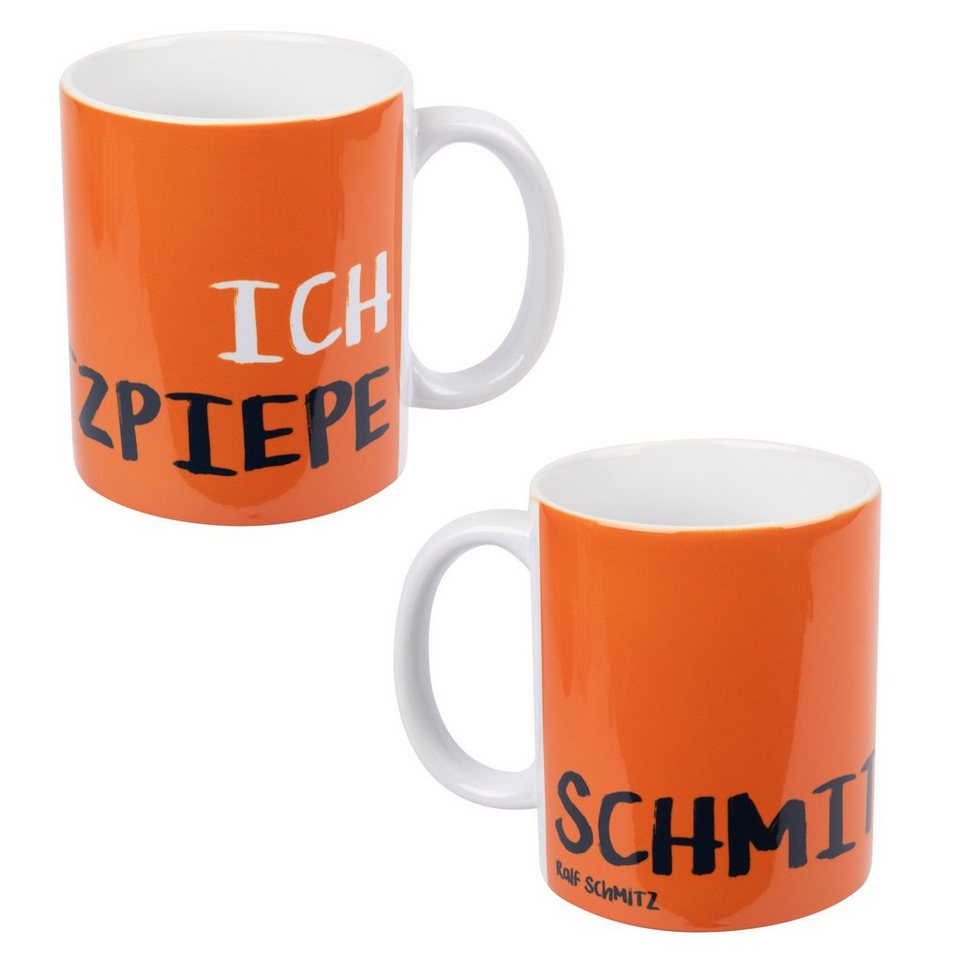 United Labels® Tasse Ralf Schmitz Tasse Ich Schmitzpiepe Kaffeetasse