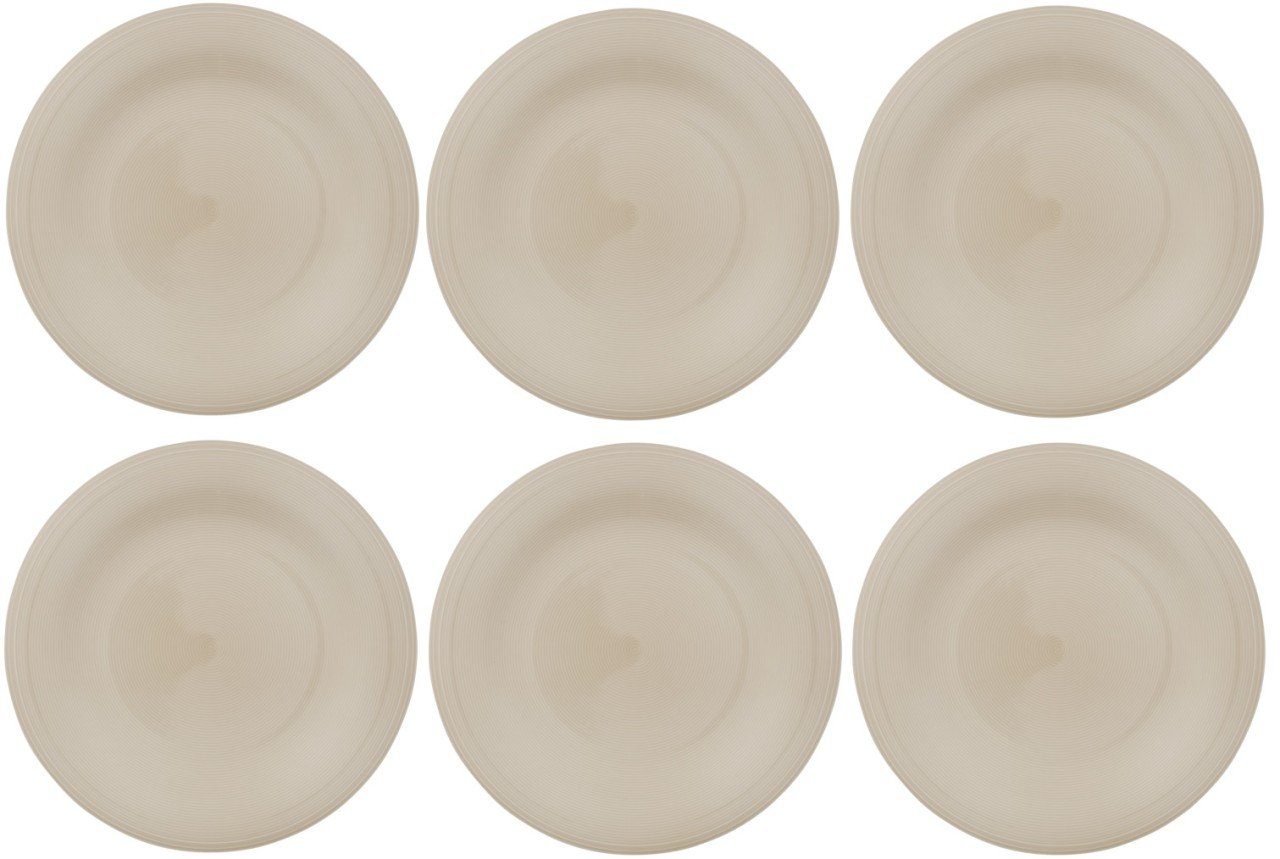 Villeroy And Boch Speiseteller Color Loop Sandbraun H25cm D28cm Porzellan