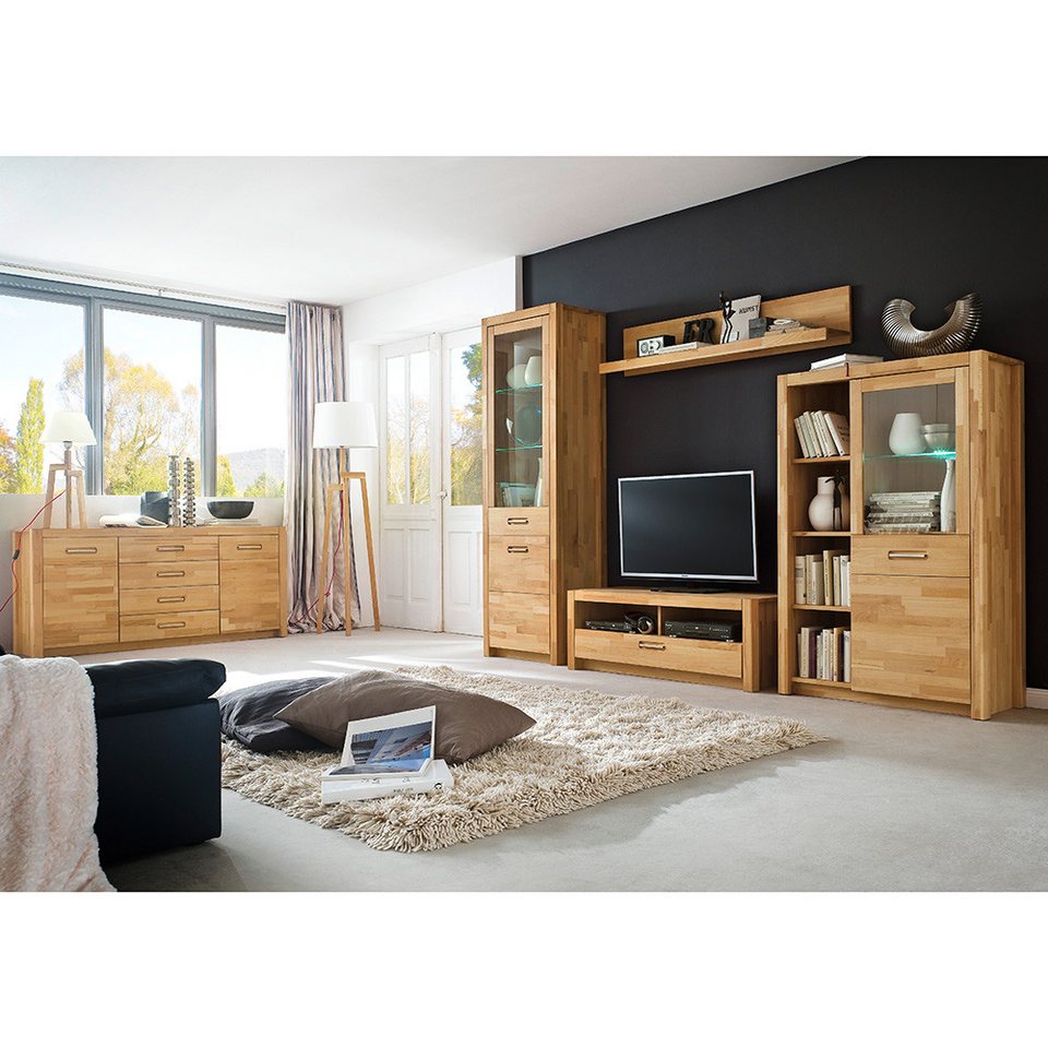 Lomadox Wohnzimmer Set Fossano 06 Mega Spar Set 5 St Highboard