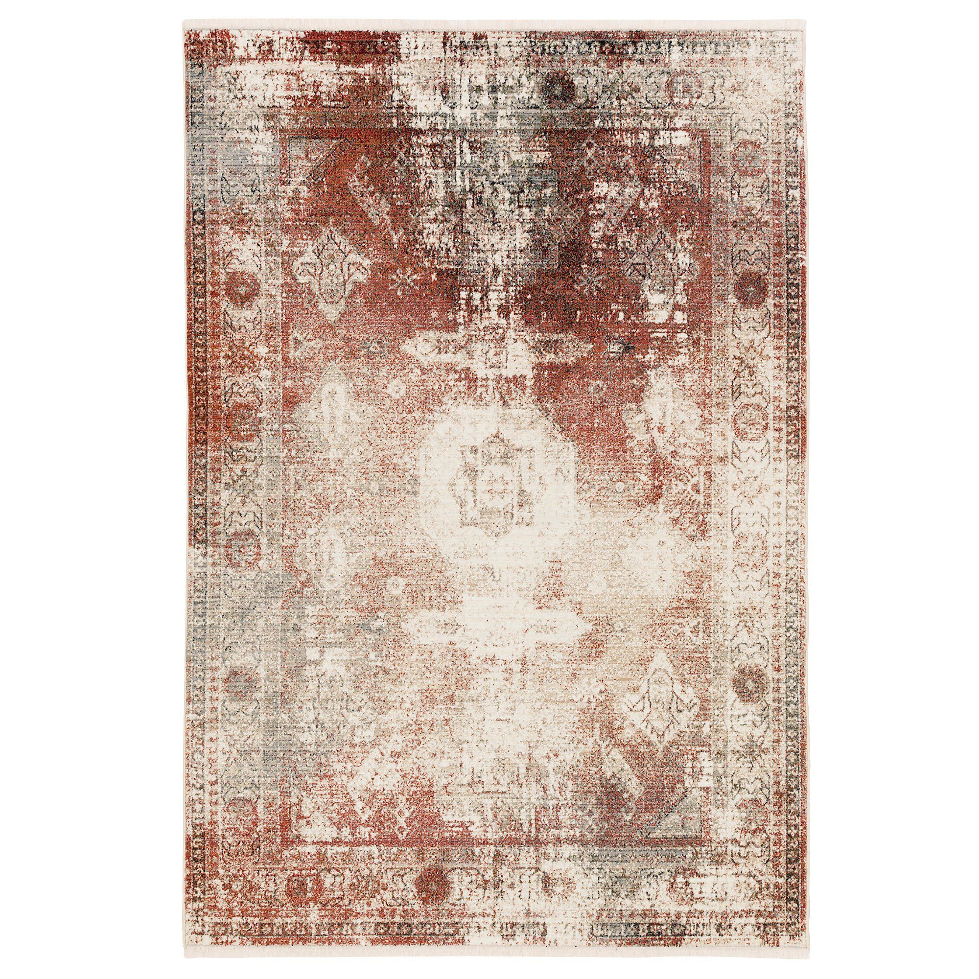 Pergamon Designteppich Designer Teppich Nia Vintage Bordüre Rechteckig