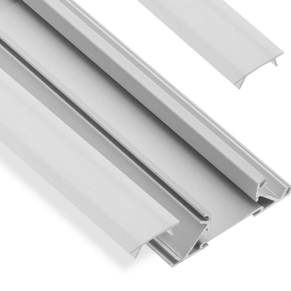 So Tech® Led Stripe Profil Led Aluprofil 47 2 M Länge Opal Für 19 Mm