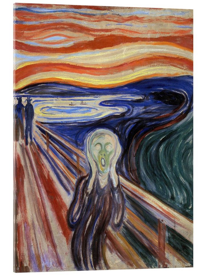 Posterlounge Acrylglasbild Edvard Munch Der Schrei Wohnzimmer