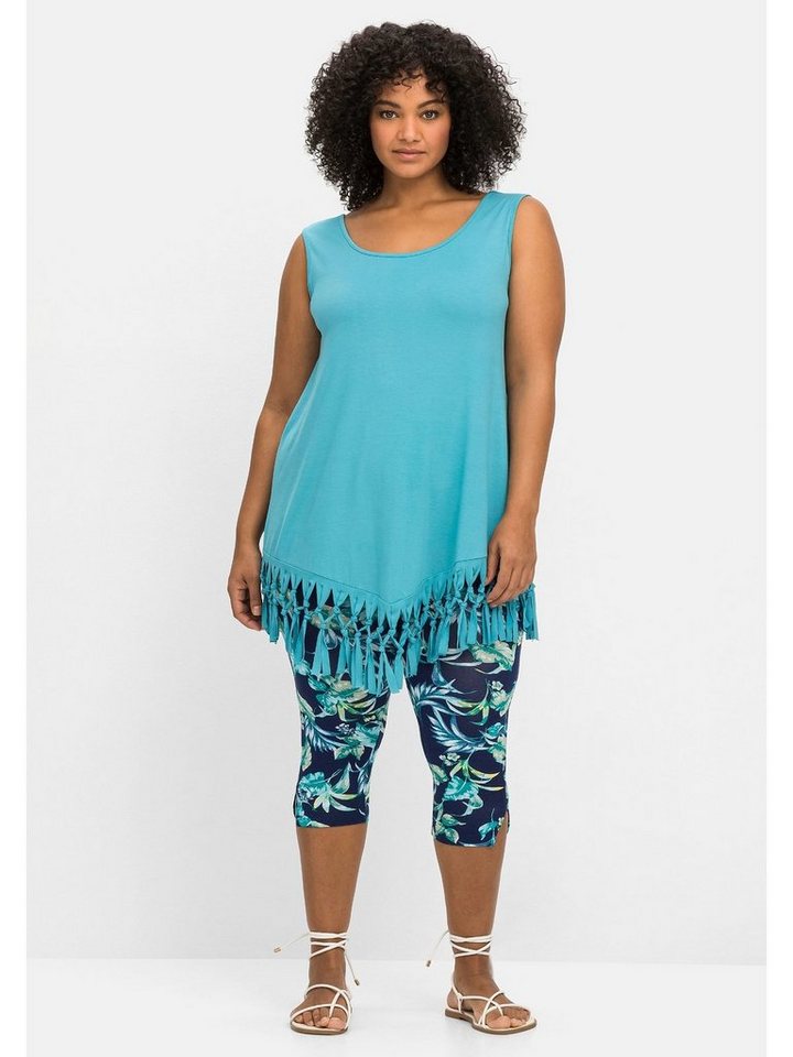 Sheego Longtop Große Größen Im Set Mit Caprileggings