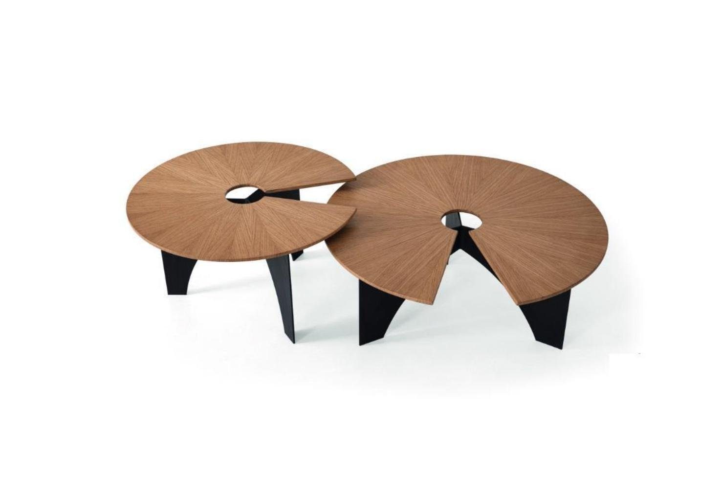 Jvmoebel Couchtisch Modern Luxus Couchtisch Doppel Rund 2x Möbel Design