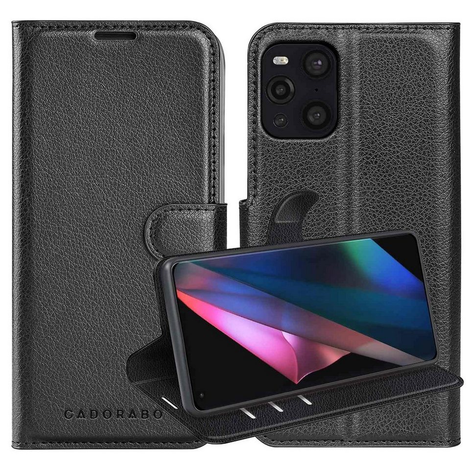 Cadorabo Handyhülle Oppo Find X3 Pro Oppo Find X3 Pro Klappbare Handy
