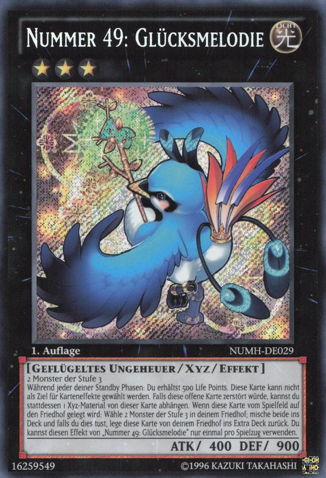 Recollectibles Sammelkarte Yugioh Karte Nummer 49 Glücksmelodie