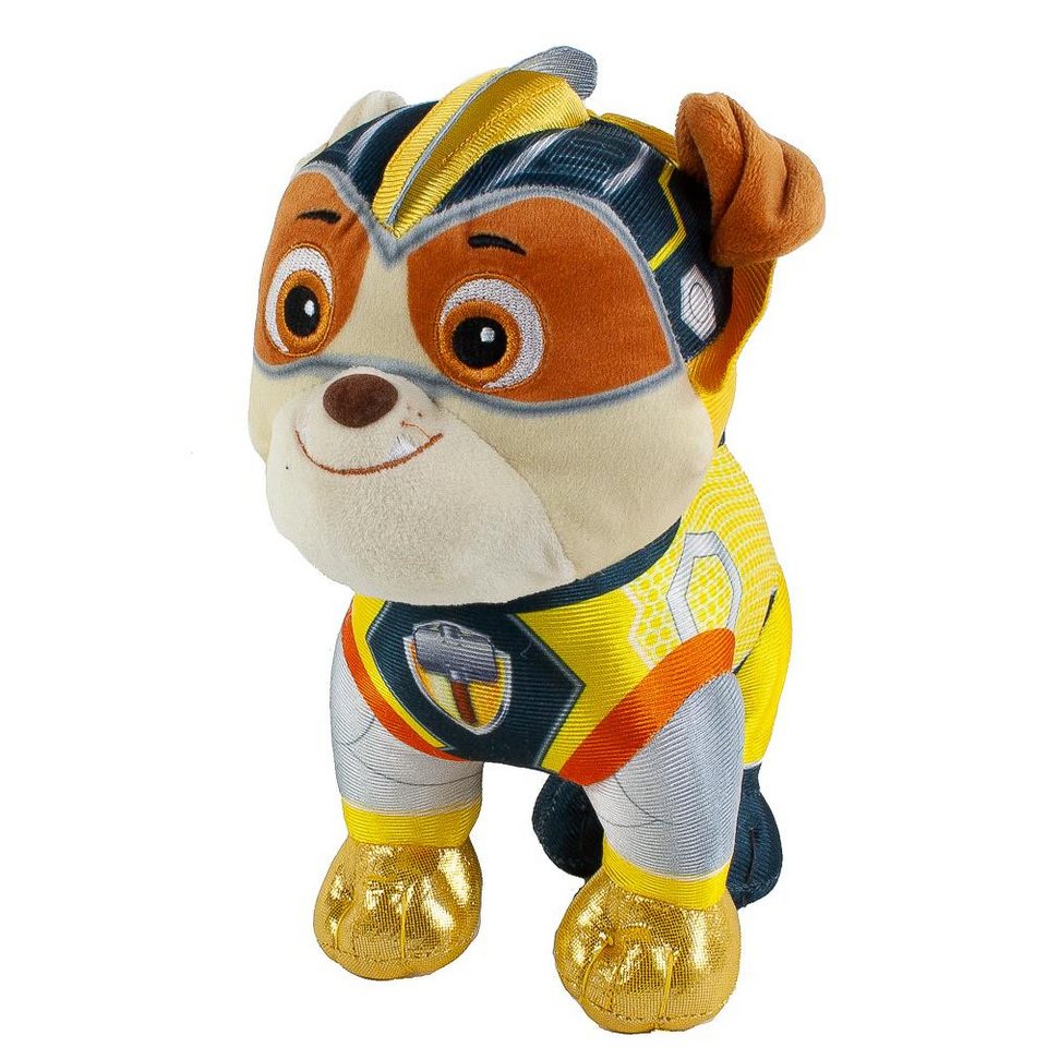 Teddys Rothenburg Kuscheltier Rubble 27 Cm Gelb Braun Paw Patrol Mighty