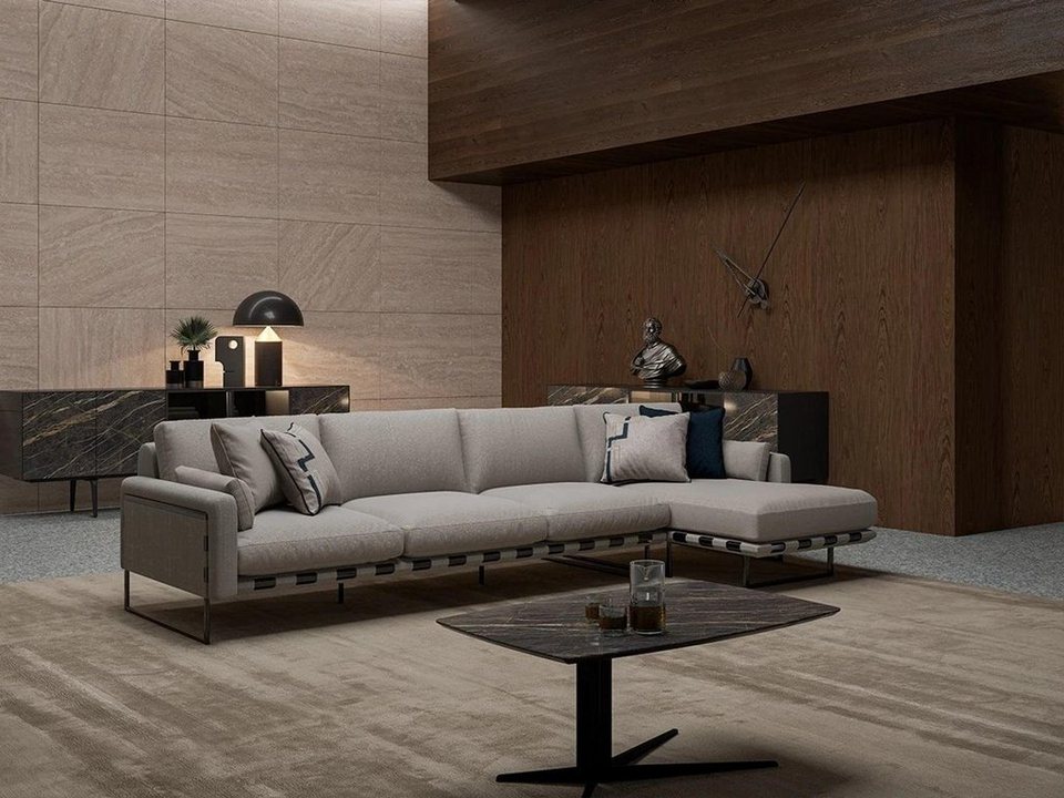 Jvmoebel Wohnzimmer Set Luxus Wohnzimmer Textil Polstersofa L Form