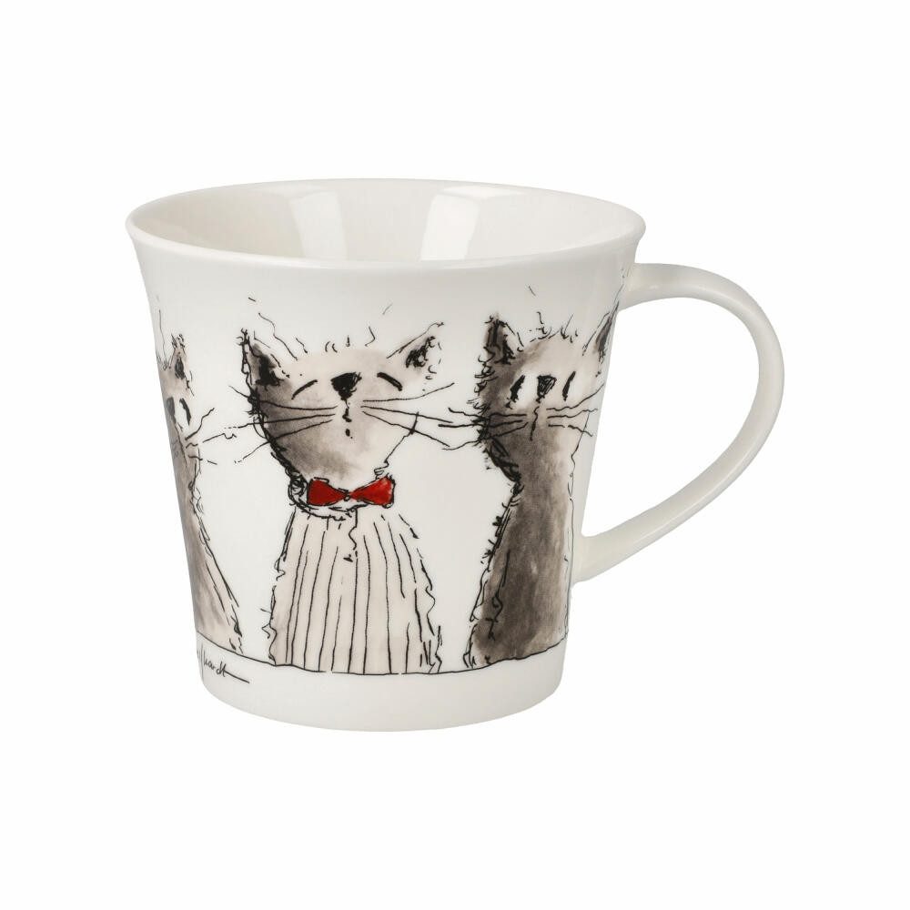 Goebel Becher Peter Schnellhardt - Katzenbande, Fine Bone China ...