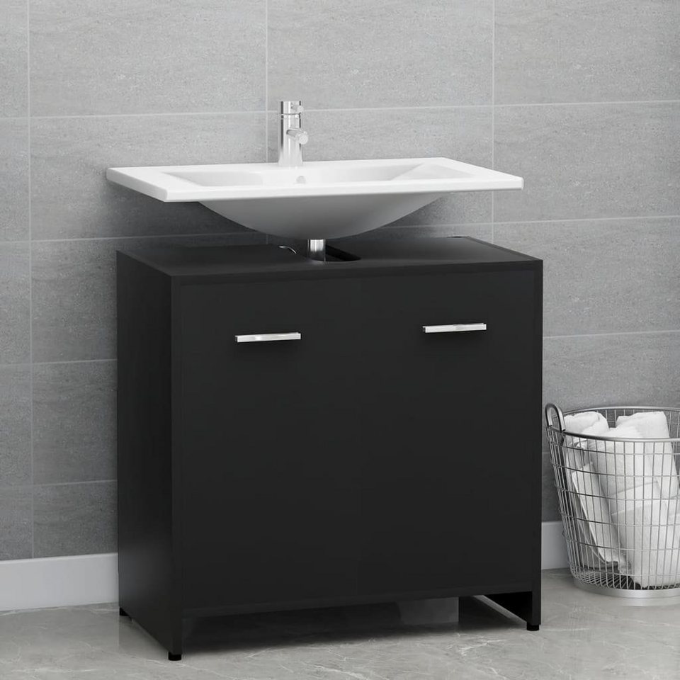 Möbelando Badezimmer Set Zilly In Schwarz Abmessungen Bxhxt 60x61x33 Cm