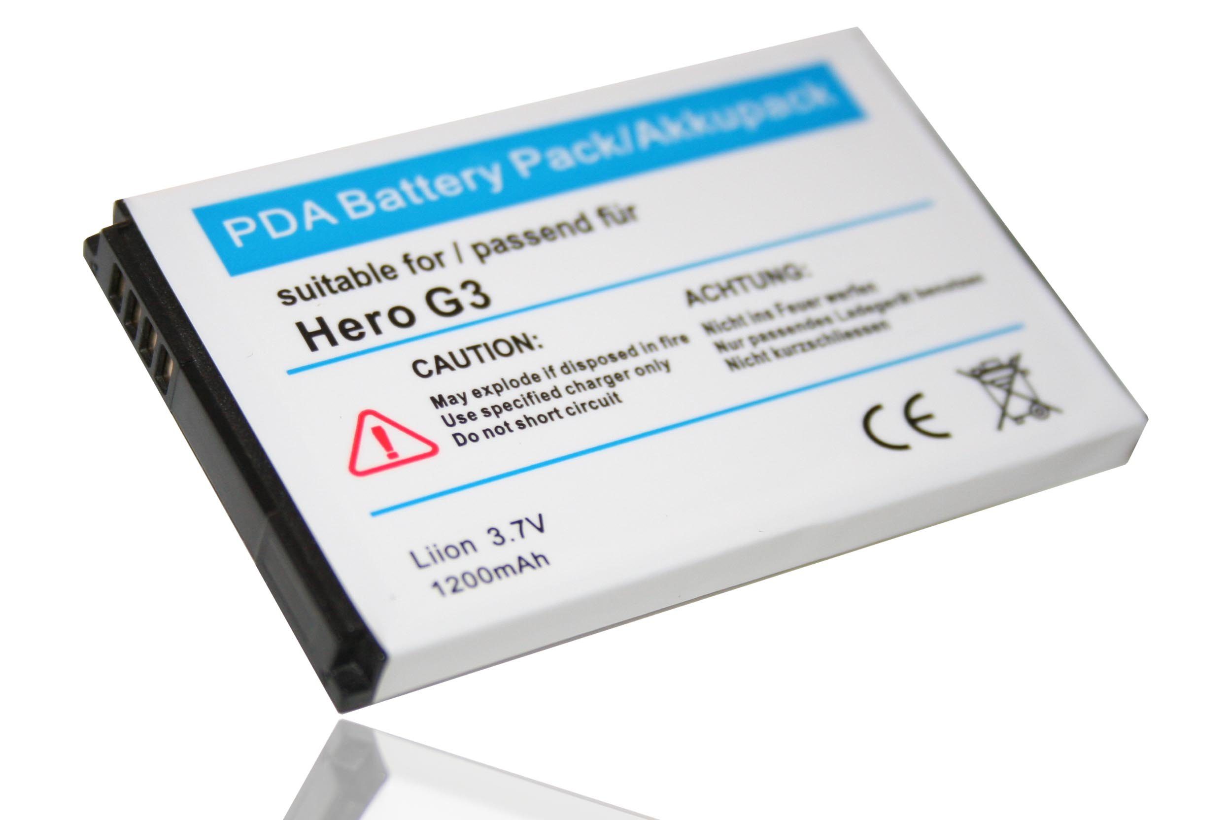 vhbw passend für Google Hero G3 Mobilfunk (1100 mAh, 3,7 V, Li-Ion) Smartphone-Akku Akku Li-Ion ...