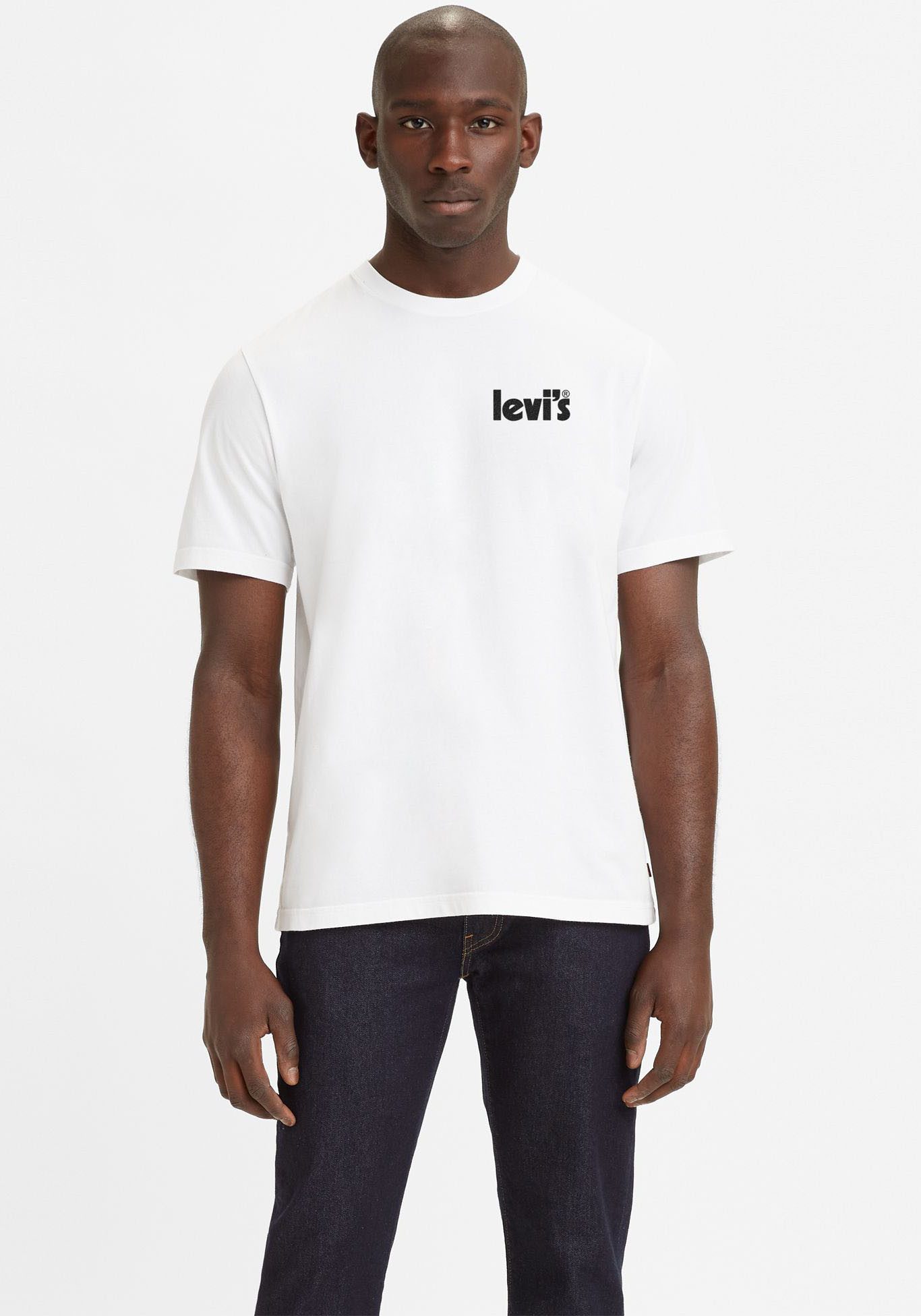 Levi's® Plus Rundhalsshirt BIG SS RELAXED FIT TEE mit Logoprint