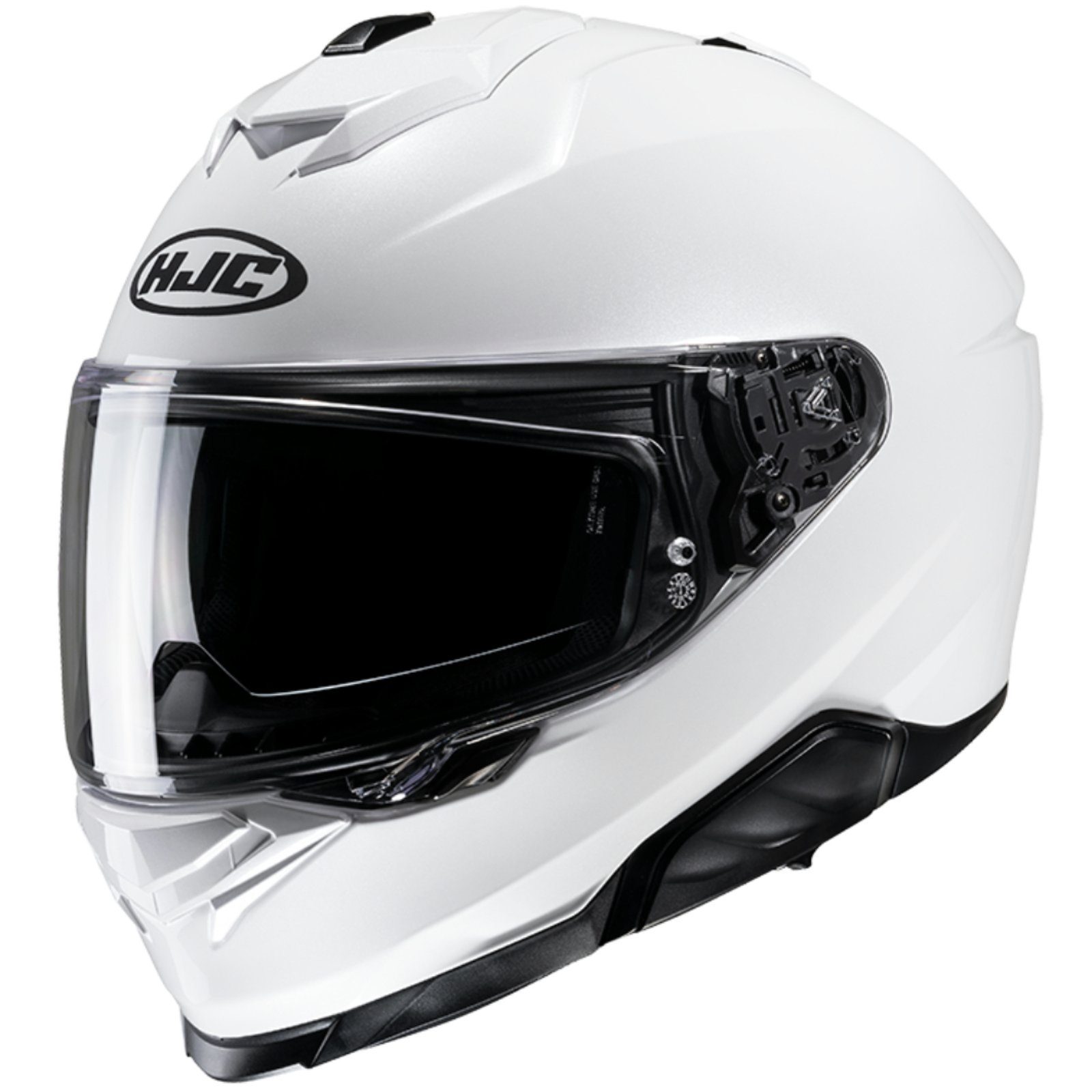 HJC Motorradhelm HJC i 71 Solid weiß Integralhelm