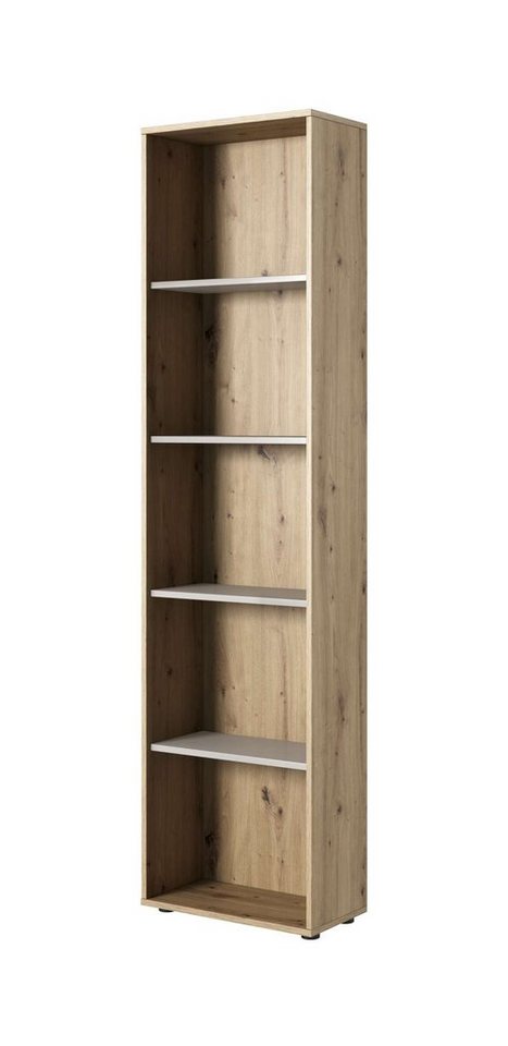 99rooms Kinderregal Kaktus Eiche Artisan Dekor Platingrau Standregal