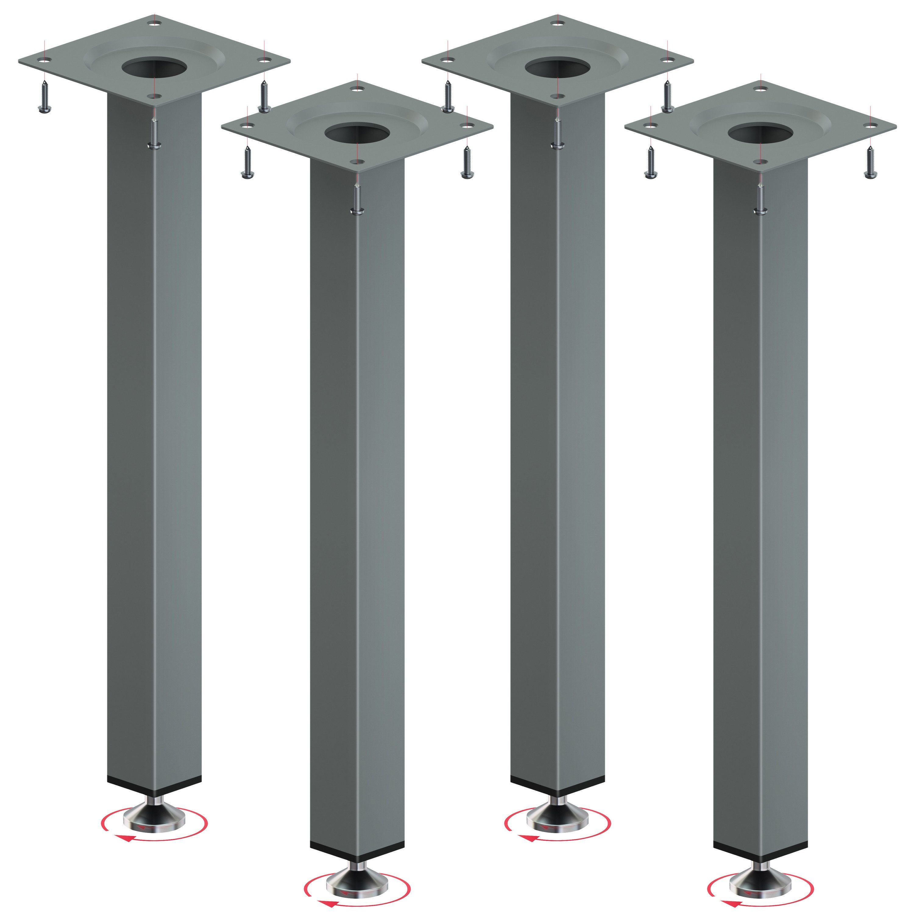 Silberne Tischbeine online kaufen | OTTO