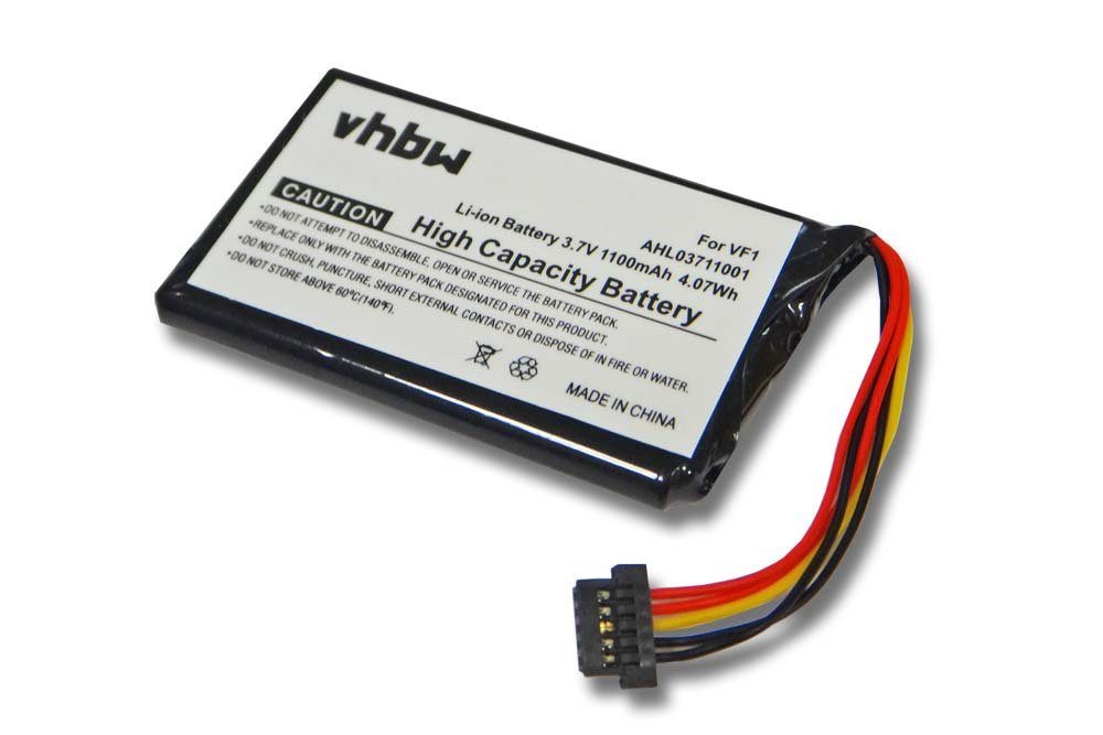 vhbw Ersatz für TomTom VF1, AHL03711001, 4CF5.002.00 für Navigation Akku Li-Ion 1100 mAh ...