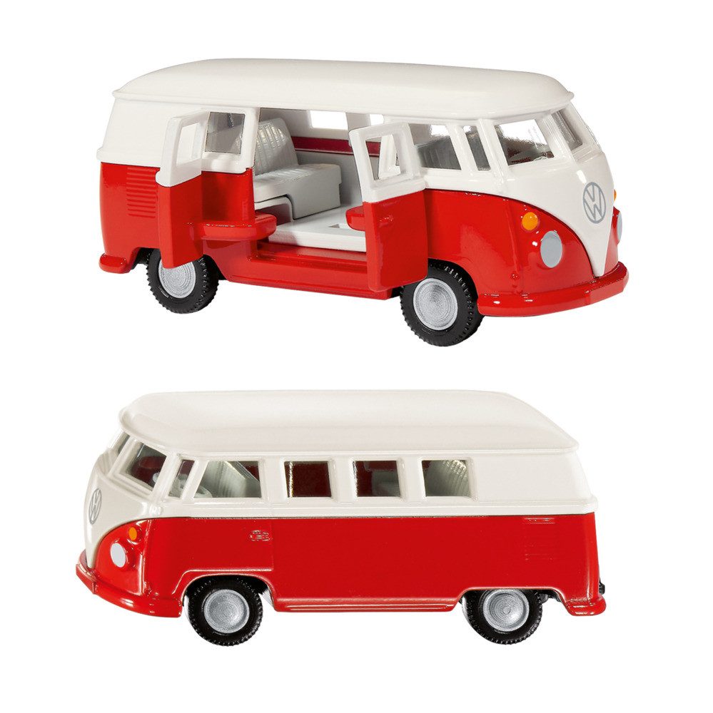 SIEPER Modellbus siku VW T1 Bus rot/weiß