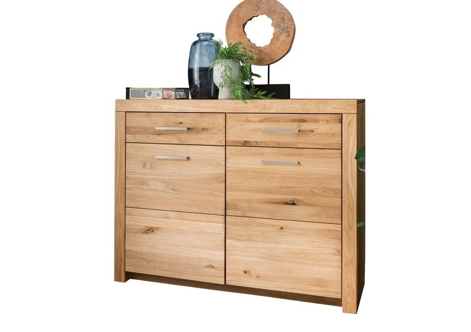 Möbelando Sideboard Wz 0169 Bxhxt 1177x919x45 Cm Aus Wildeiche In